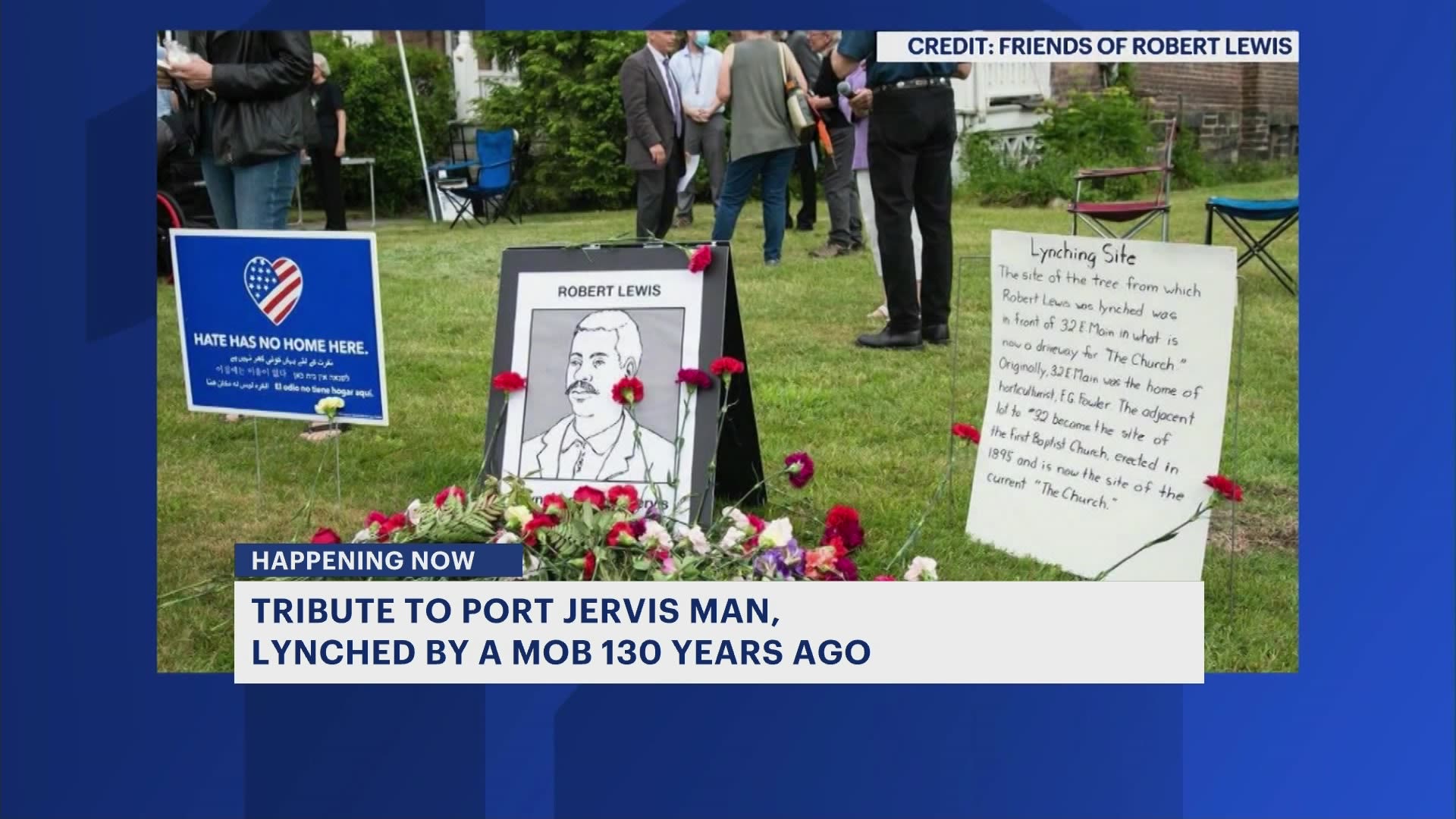 Port Jervis community commemorates life of Black man lynched by mob 130 ...