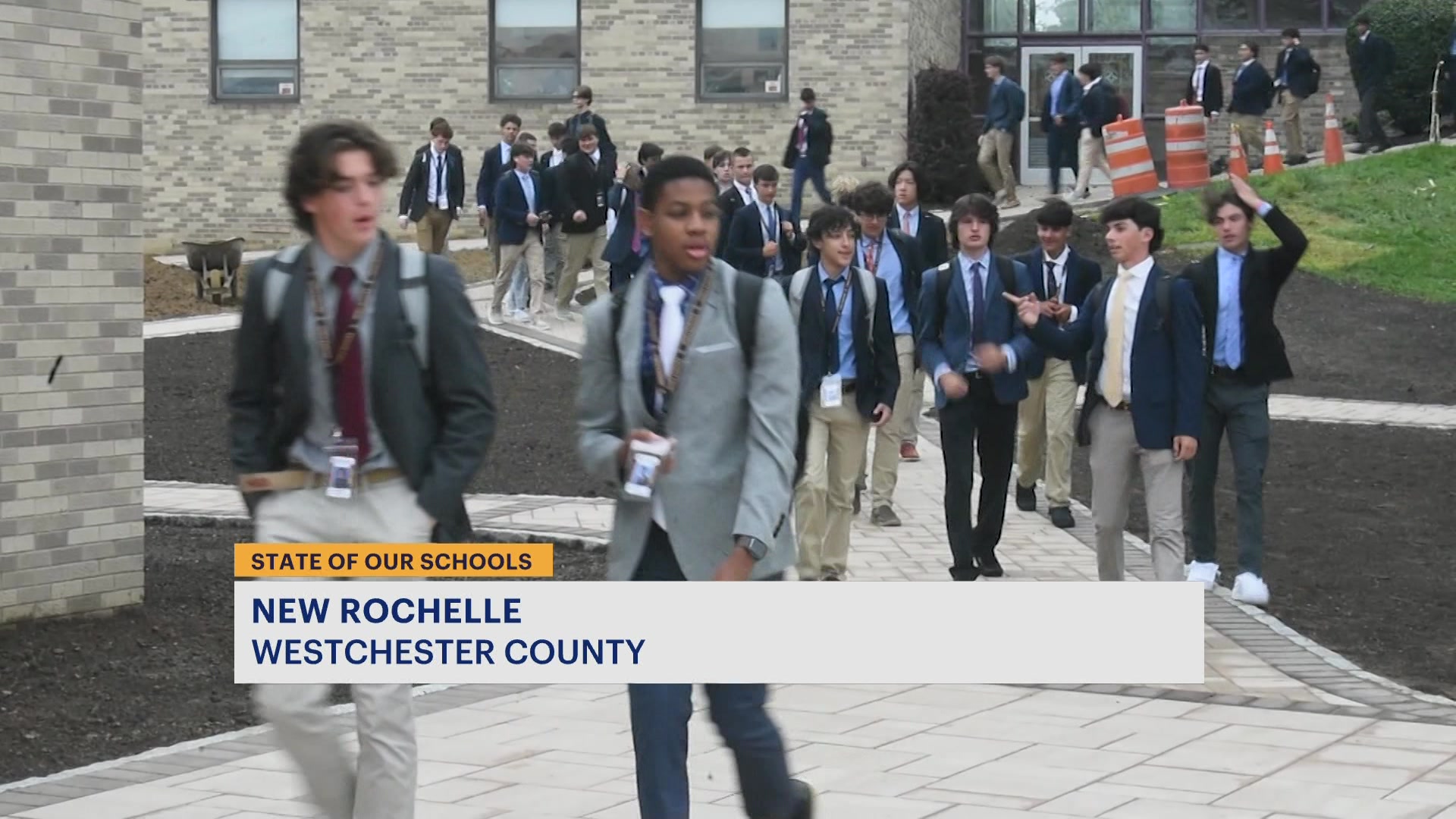 News 12 | Westchester | Iona Prep Welcomes Students Back To Classroom ...