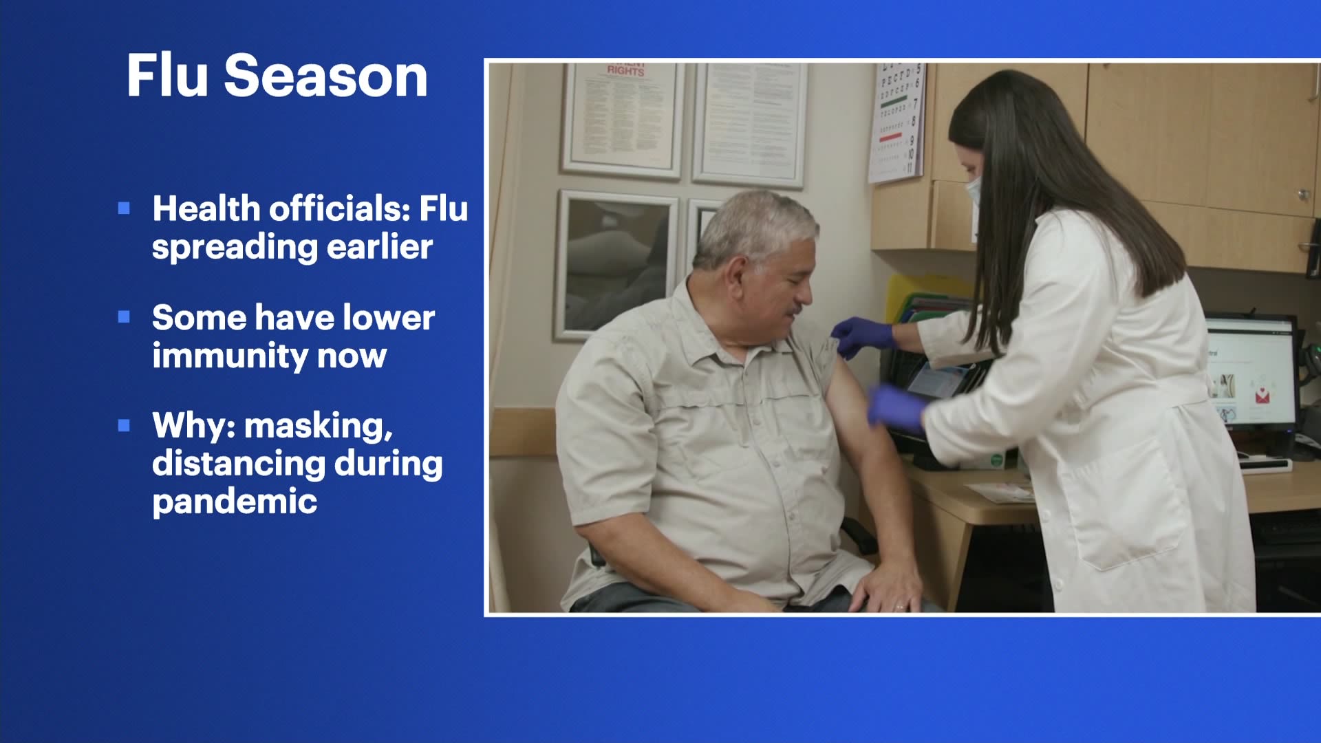 Health officials promote flu shots as season starts earlier this year
