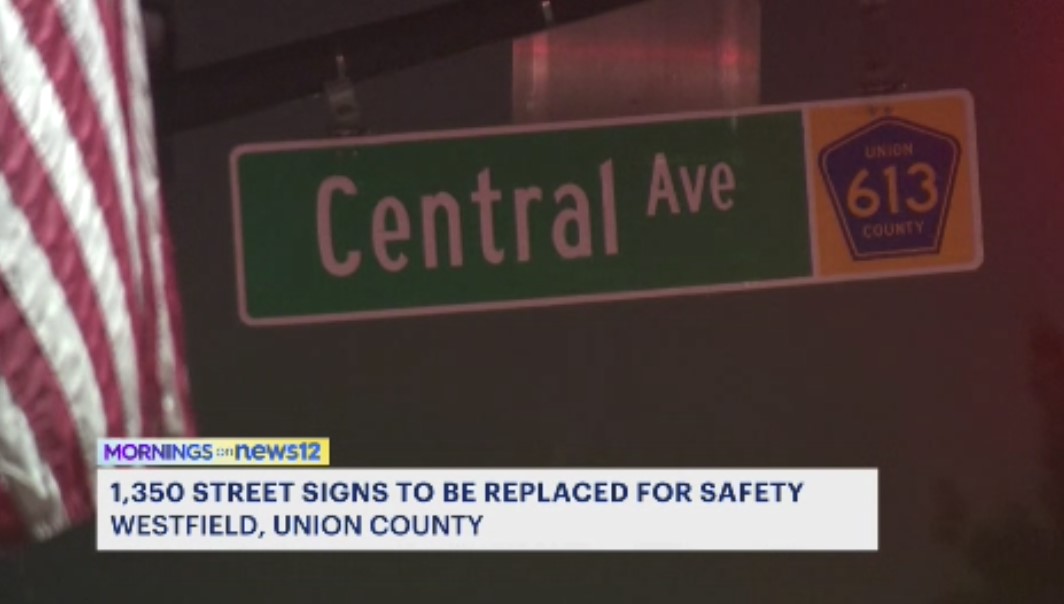 Westfield to replace 1,350 worn-out street signs, old ones for sale