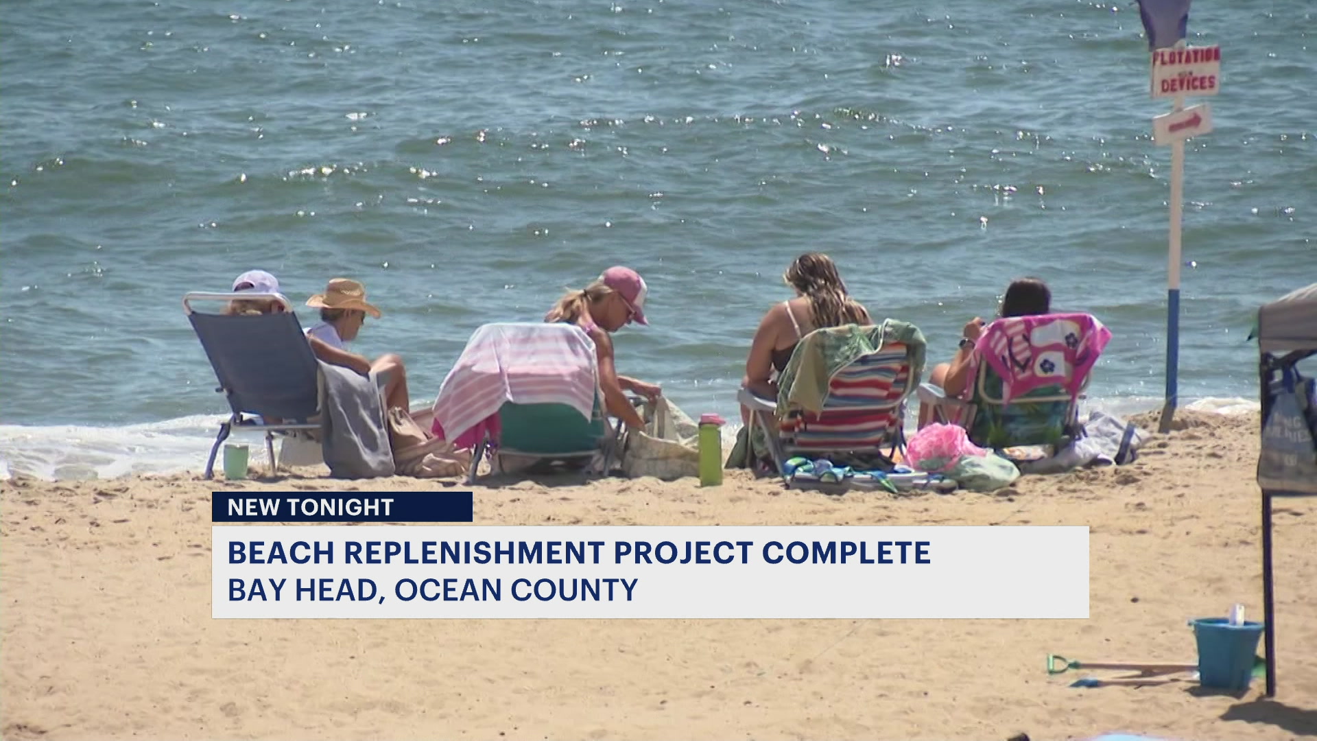 News 12 | Brooklyn | Bay Head Beach Replenishment Project Now Complete ...