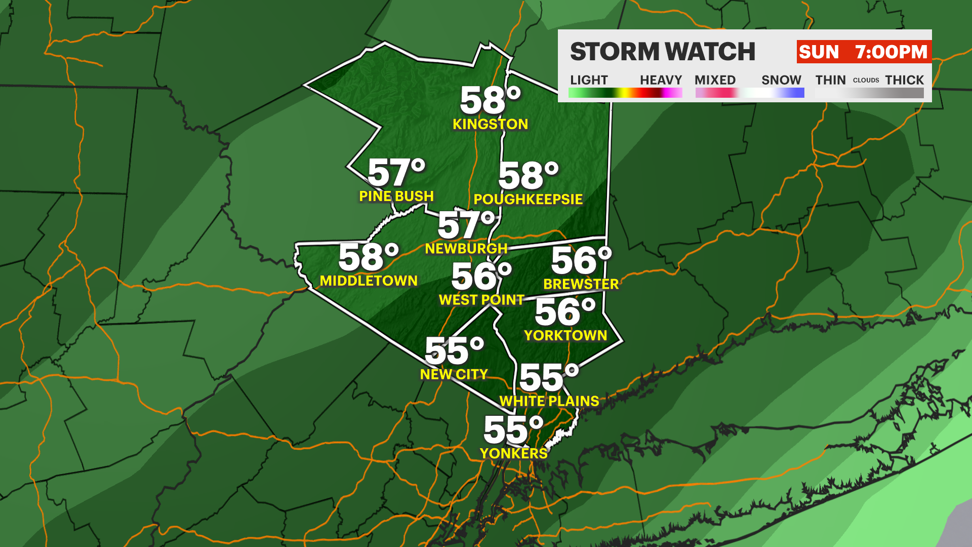News 12 | Hudson Valley | Storm Watch Tracking Heavy Rain Gusty Winds ...