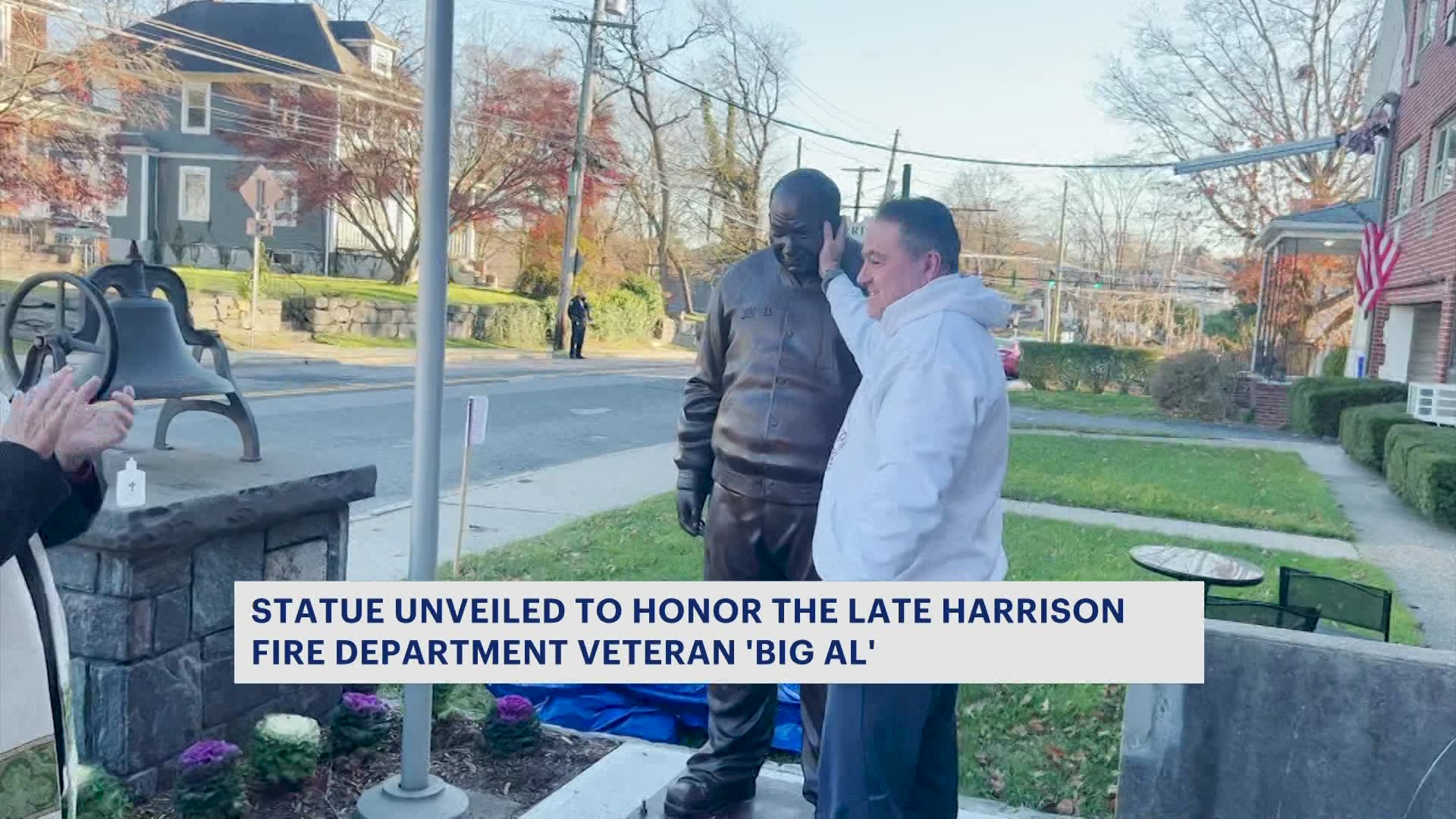 Harrison's unveils life-sized bronze statue of Albert ‘Big Al’ Mazzullo