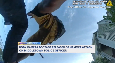 Authorities: Man attacks police officer with hammer in Middletown and ...