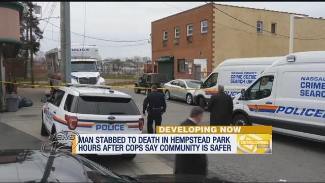 News 12 | Long Island | Police: Man found stabbed to death in Hempstead