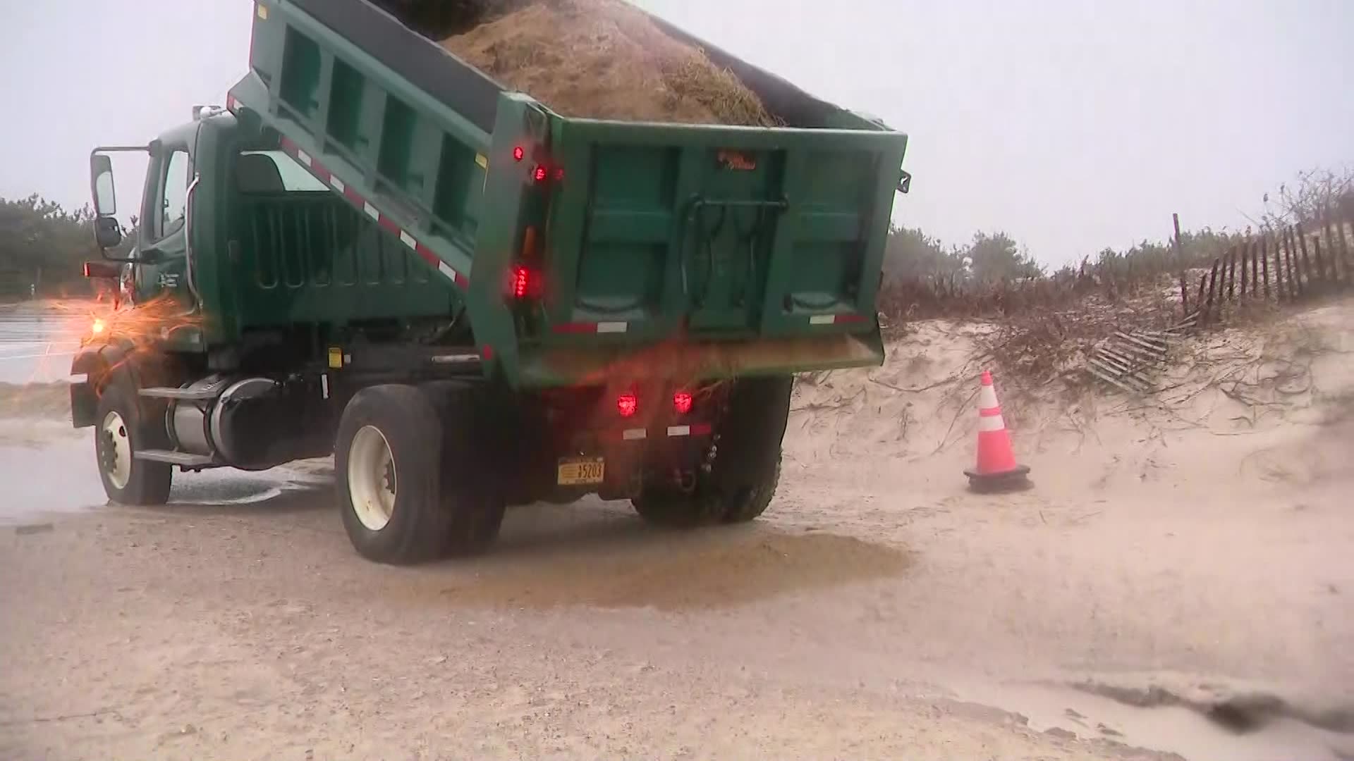 Suffolk's flood-prone neighborhoods, beaches hit with rain and strong winds