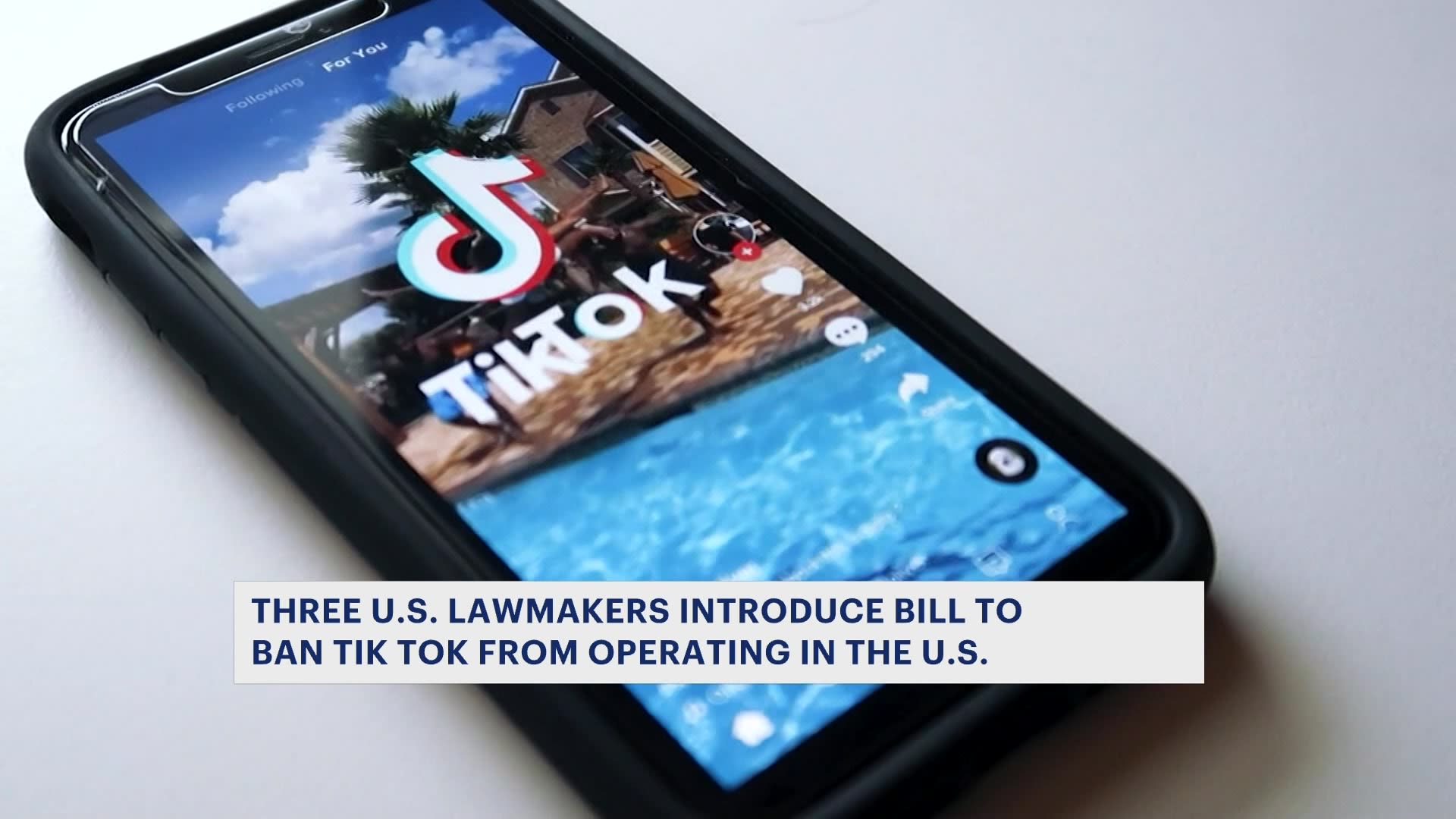 3 Us Lawmakers Draft Bill Calling For Ban On Tiktok Due To Connection