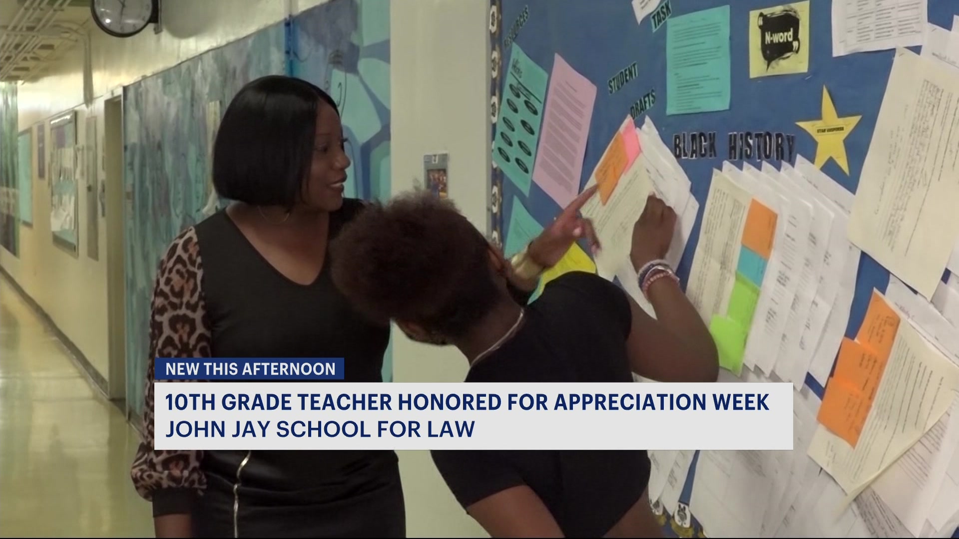 John Jay School for Law teacher recognized for Teacher Appreciation Week