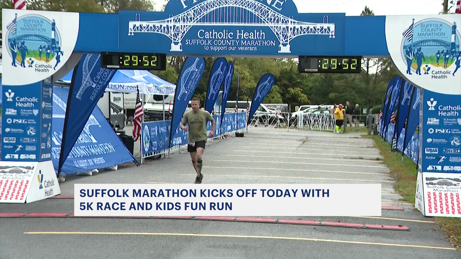 Suffolk County Marathon brings hundreds of runners to the South Shore