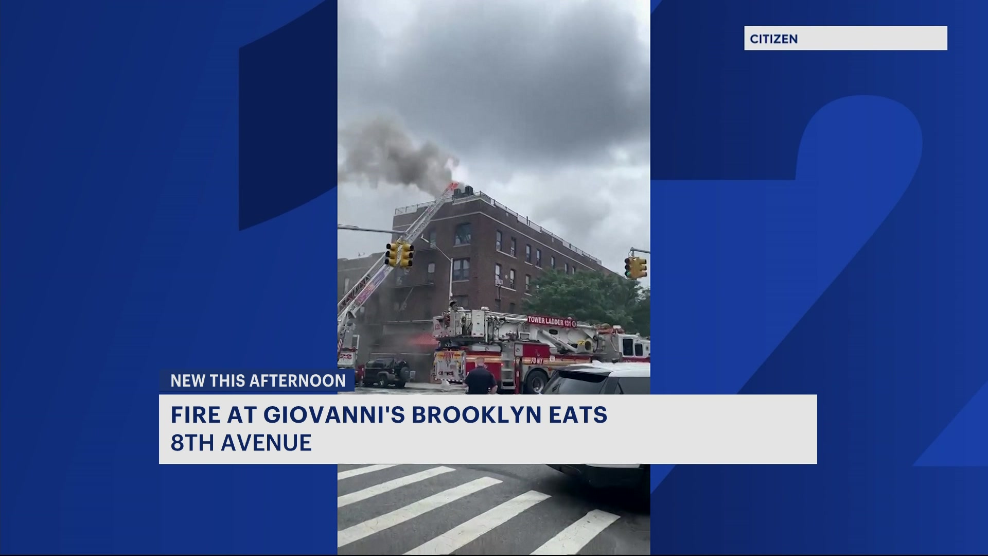 News 12 | Bronx | Giovannis Brooklyn Eats Damaged In Kitchen Fire