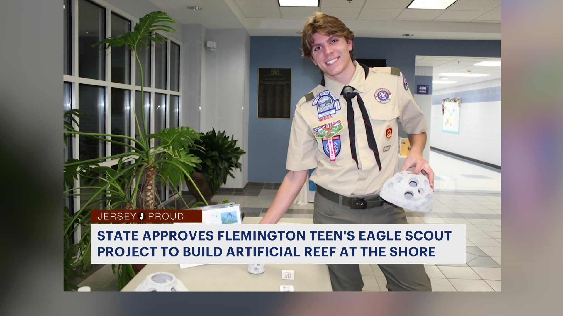 News 12 | New York | Jersey Proud: Teen’s Eagle Scout project to create ...