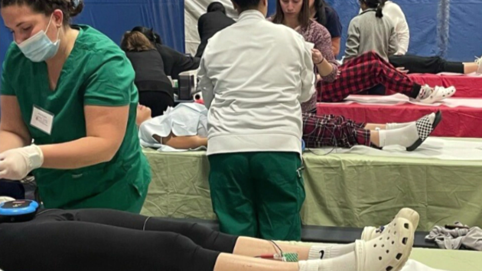 News 12 | Long Island | Middle County Student Athlete Heart Screenings ...