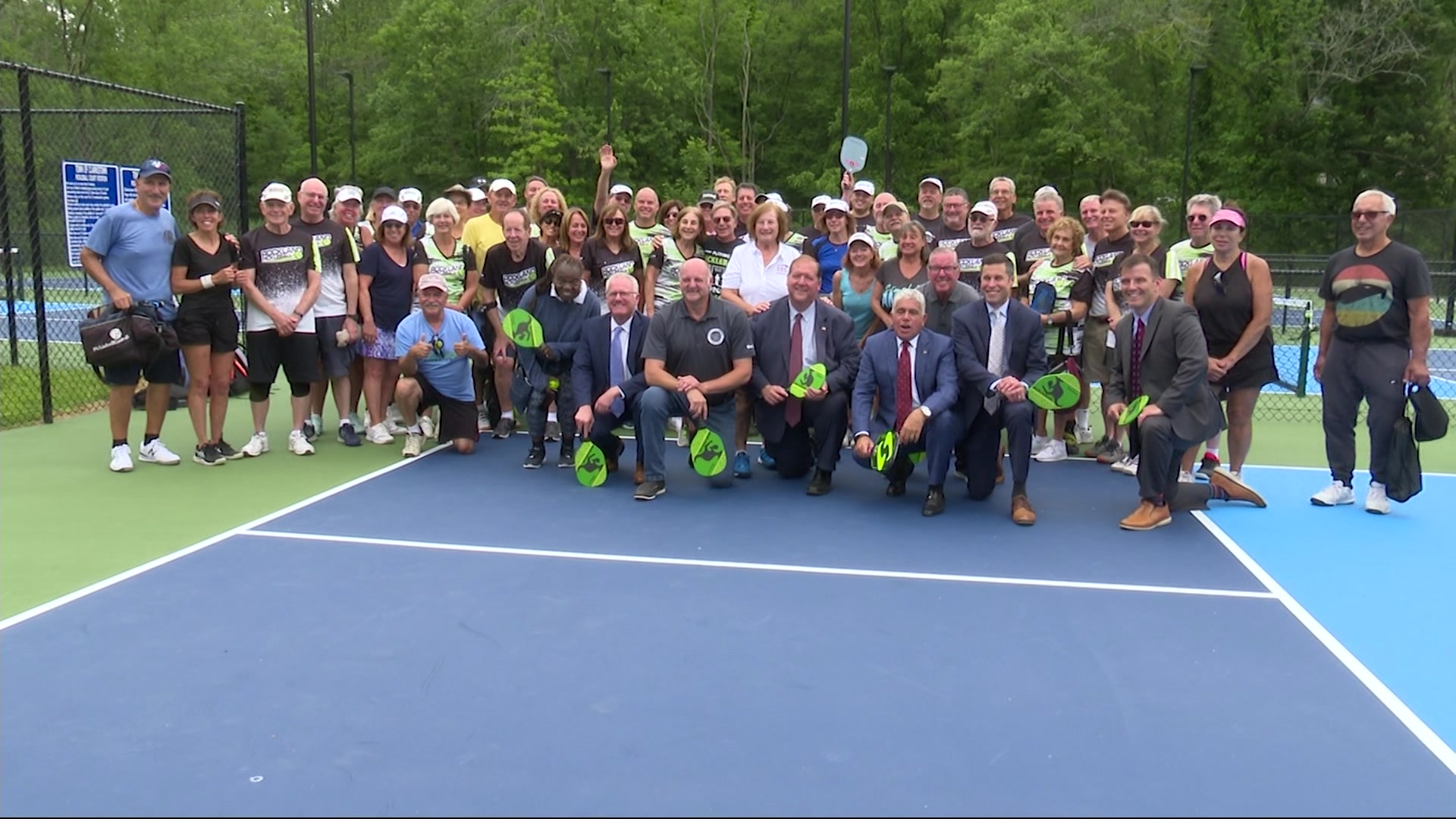 Pickleball courts unveiled at Congers park