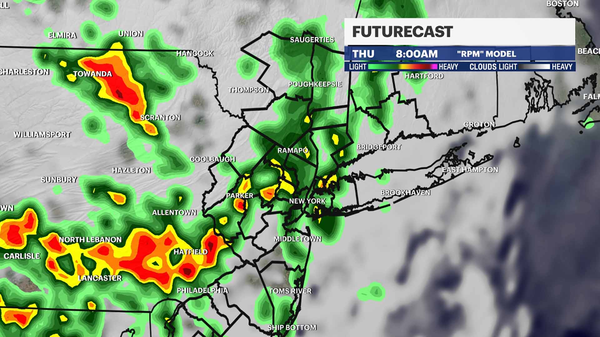 Thursday showers on the way before hot and humid Friday in NYC