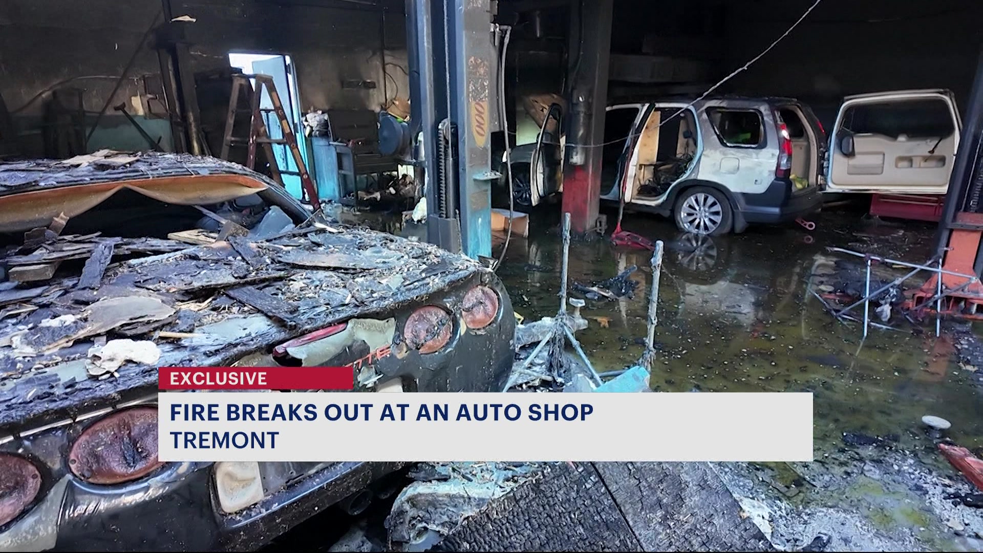 Fire destroys Tremont auto body shop