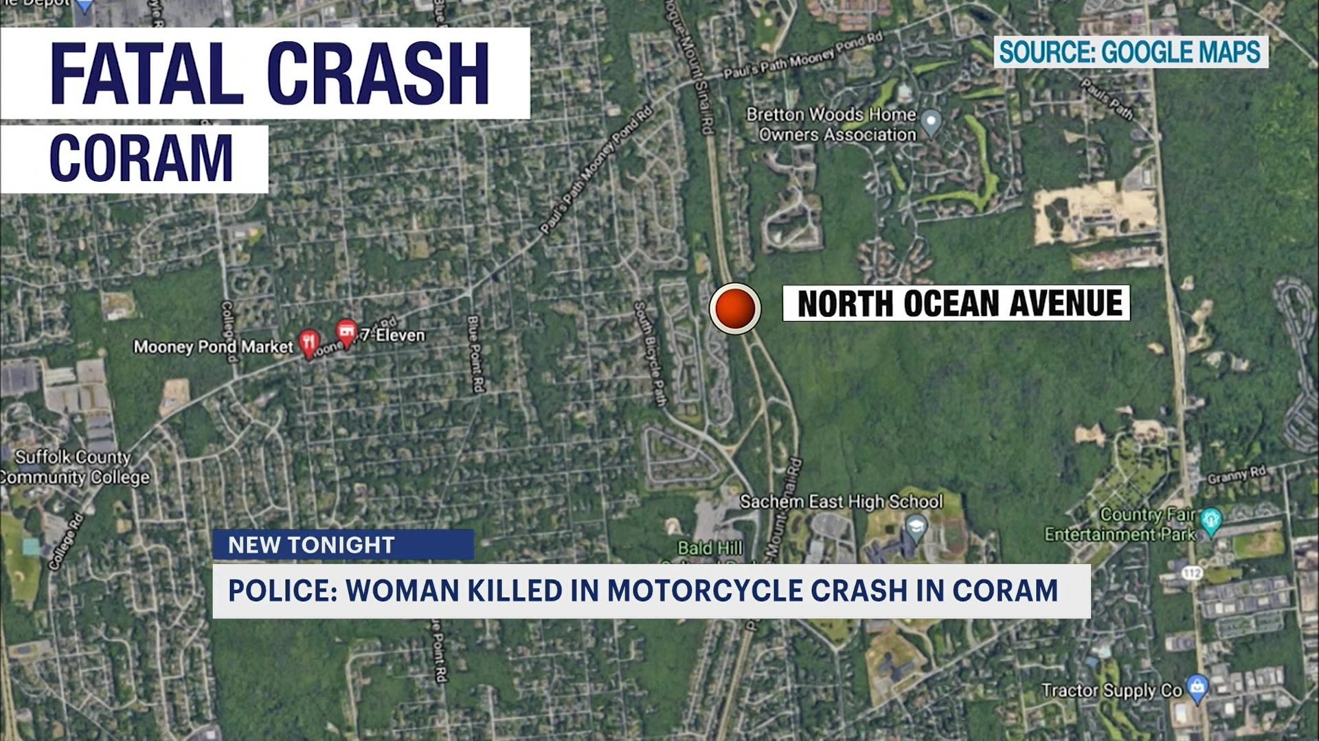 News 12 | Long Island | Police Woman Killed In Coram Motorcycle Crash