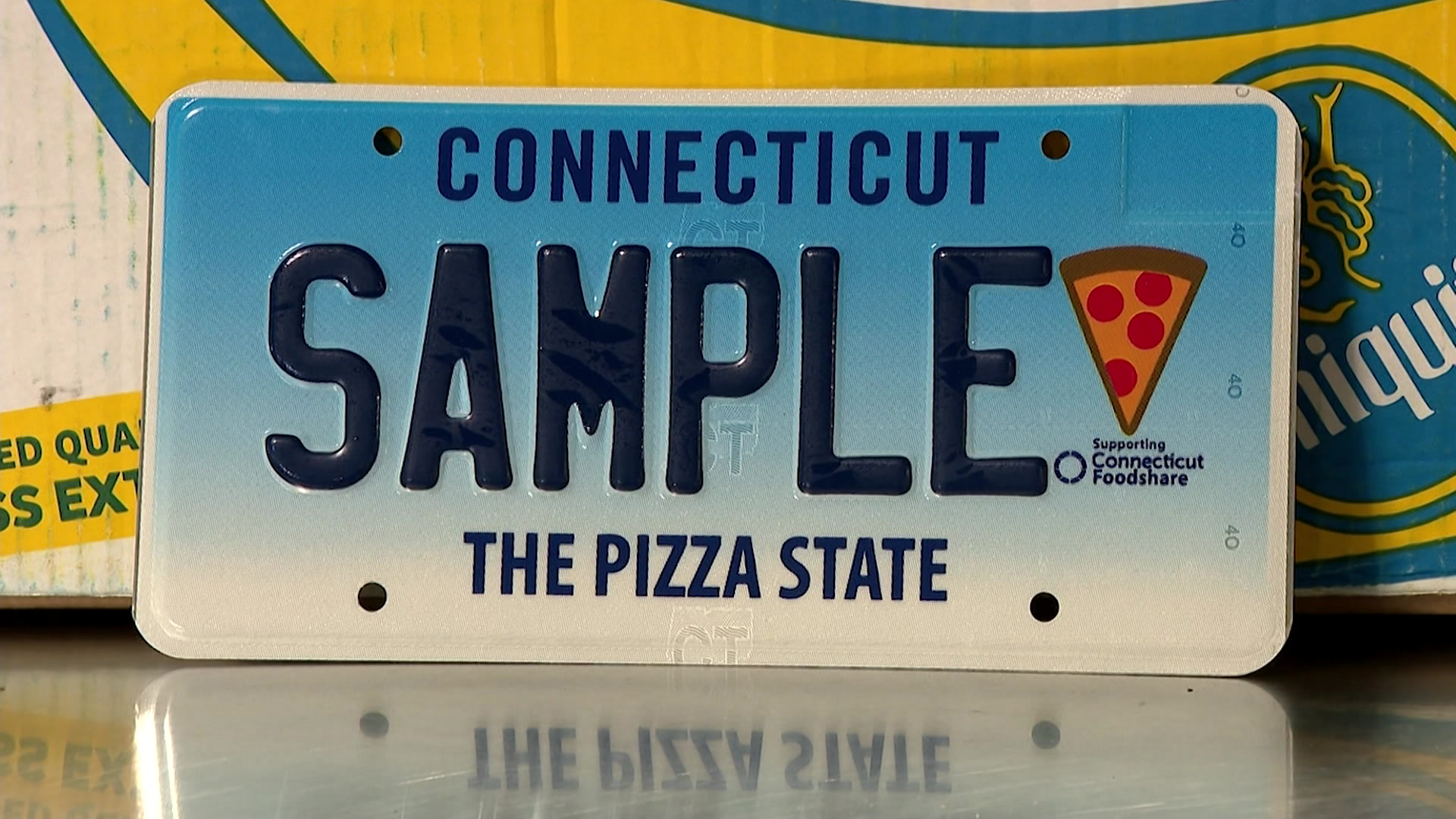 'The Pizza State.' CT's tasty new license plates are finally out – with ...