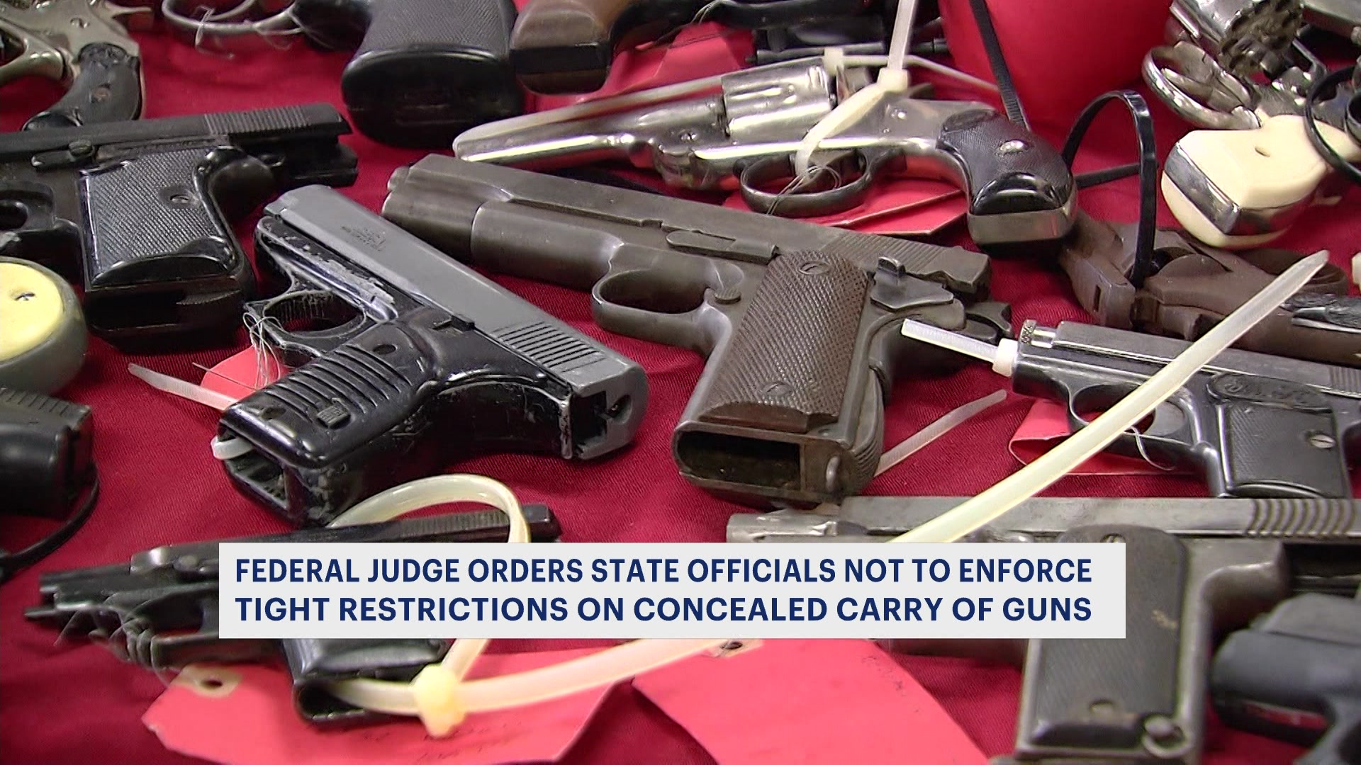 News 12 | New Jersey | Federal judge puts pause on NJ law restricting ...