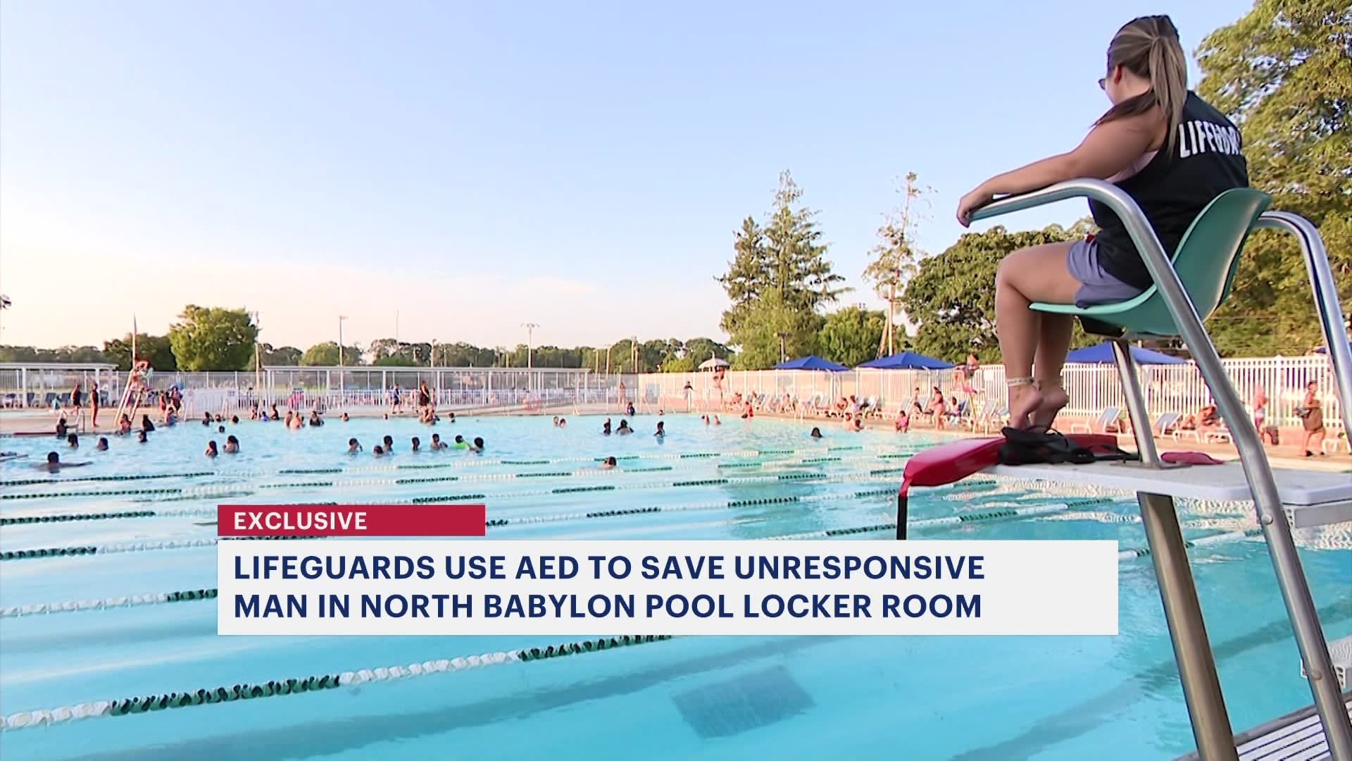 3 North Babylon lifeguards save man who was found unresponsive in Phelps Lane Pool locker room