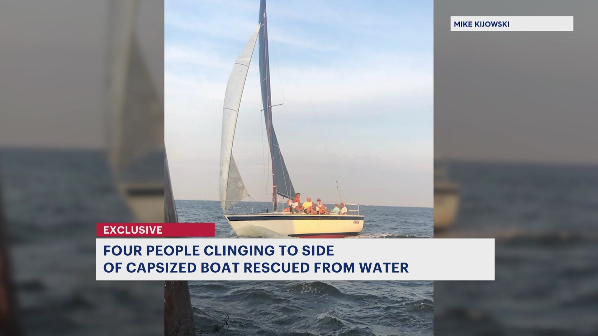 News 12 | New Jersey | 4 Rescued Overturned Boat Off Sandy Hook Took ...
