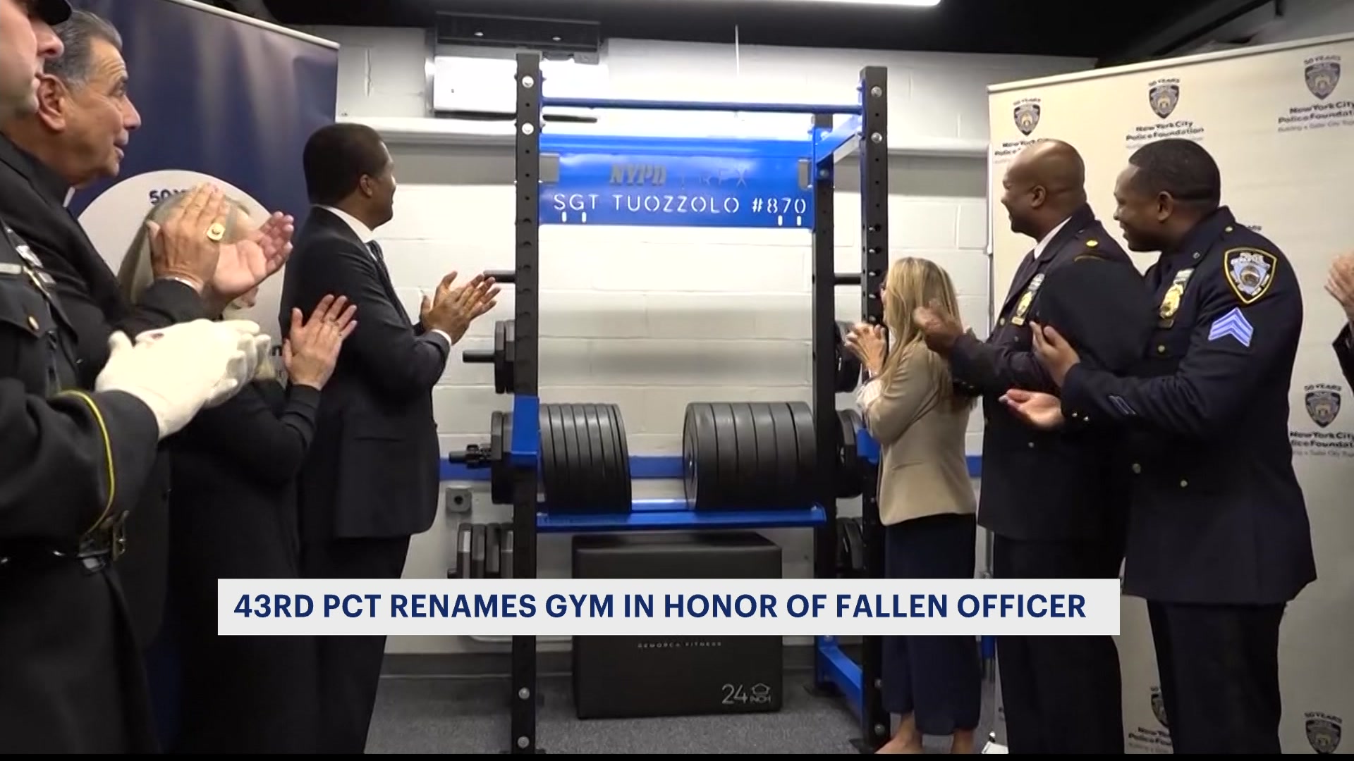 News 12 | Long Island | Bronx NYPD precinct revamps, renames gym in ...