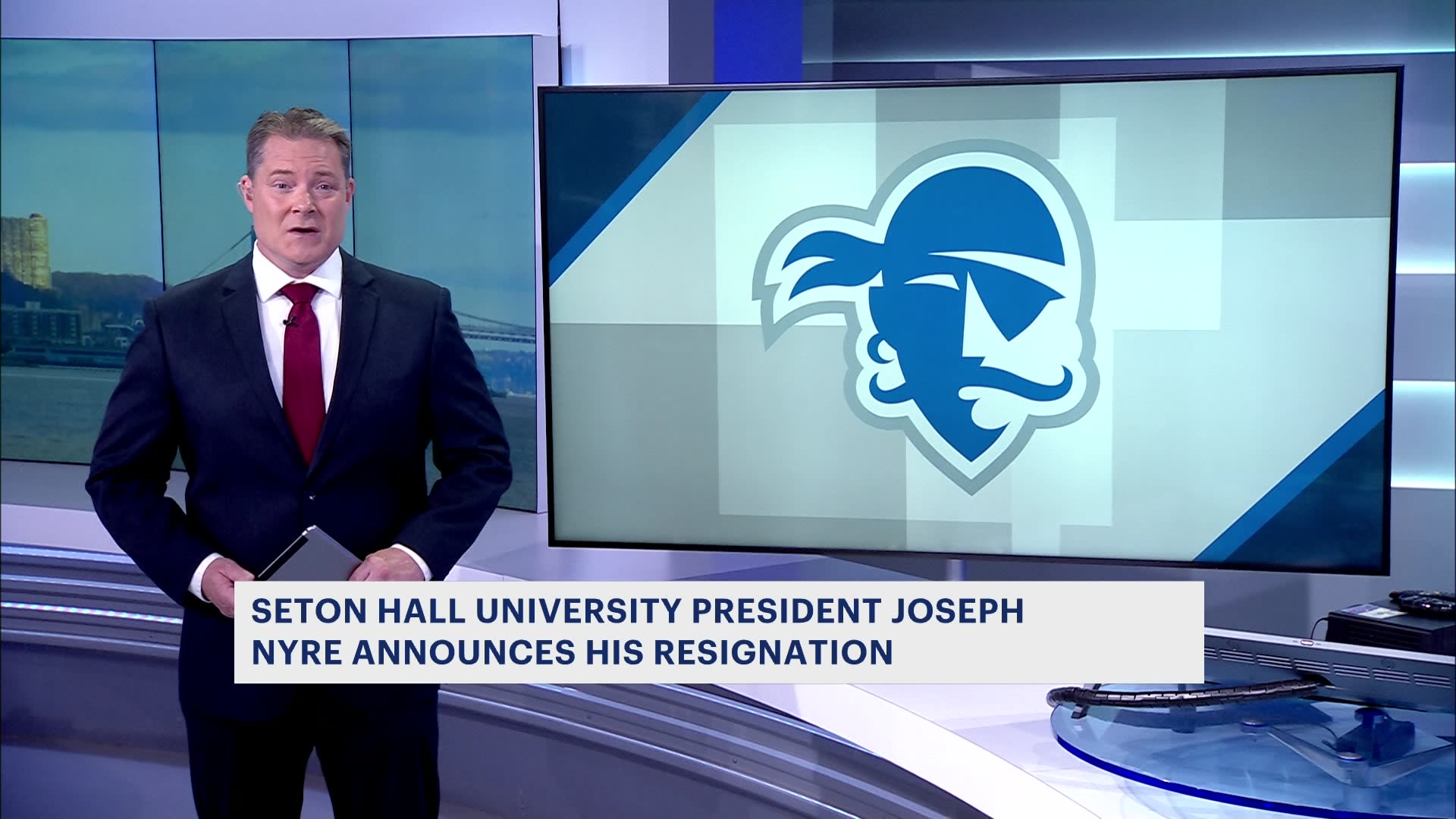 Seton Hall University President Joseph Nyre announces resignation