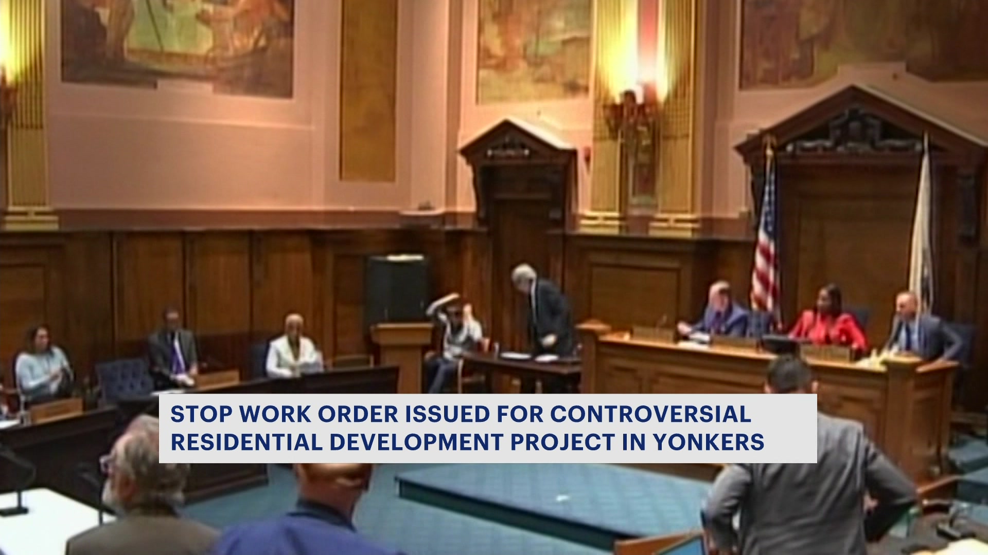 Construction on controversial residential building paused as Yonkers ...