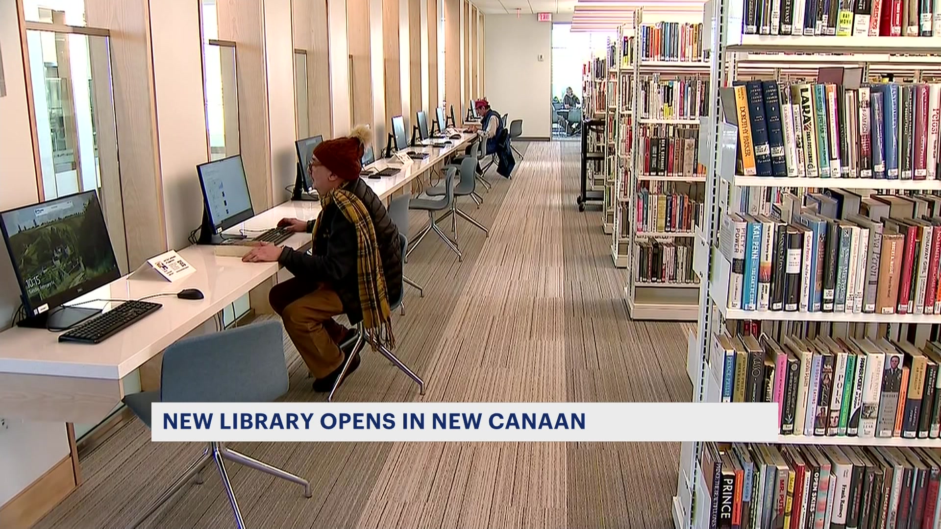 News 12 | New Jersey | New Canaan Opens New Usd40 Million Library