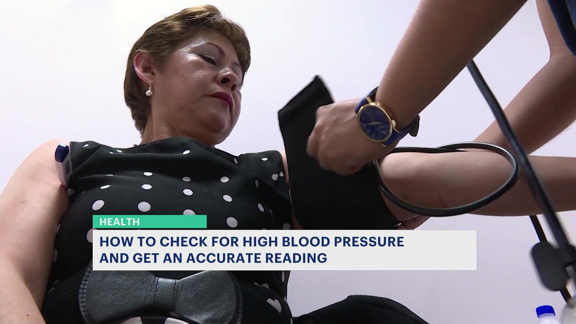 News 12 | Long Island | Arm position matters during blood pressure ...