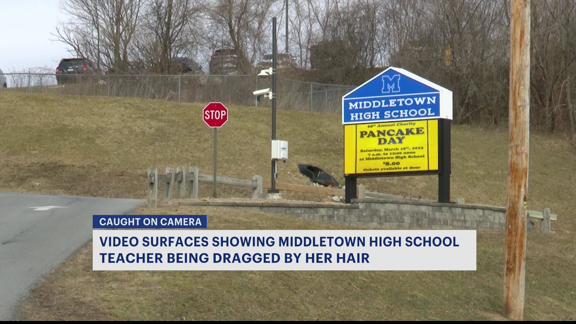 Caught on camera: Video appears to show teacher grabbed by hair, yanked to floor while breaking ...