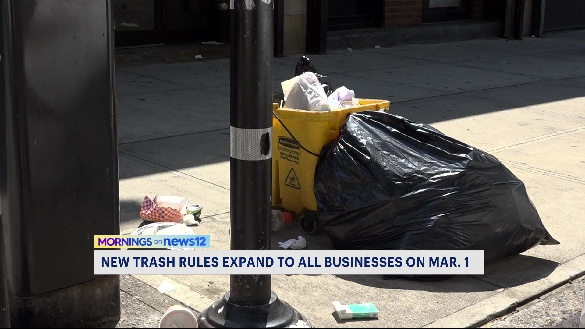 New trash rules expand to all New York City businesses next week