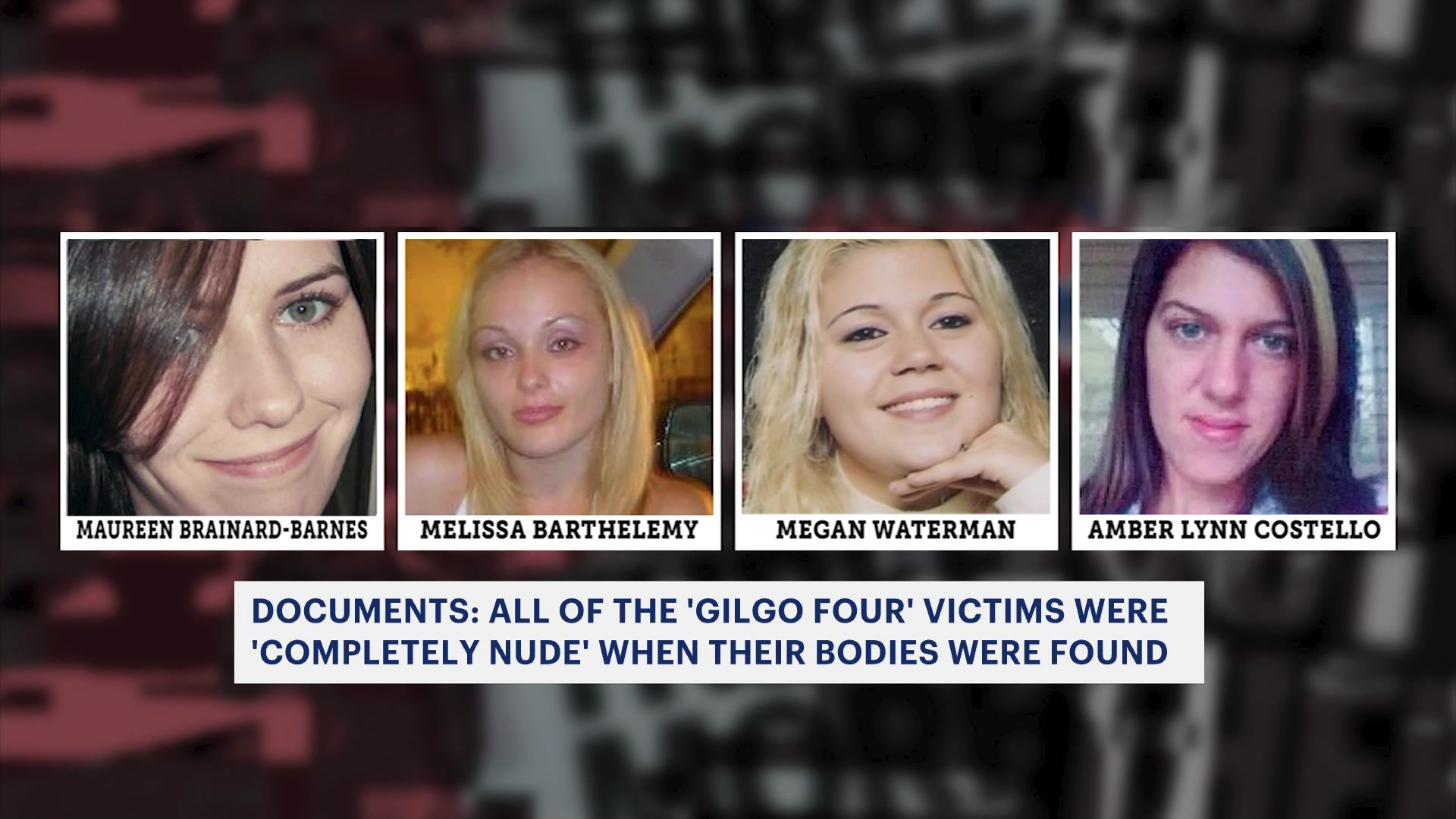 Court documents reveal new details in discovery of 'Gilgo Four' victims