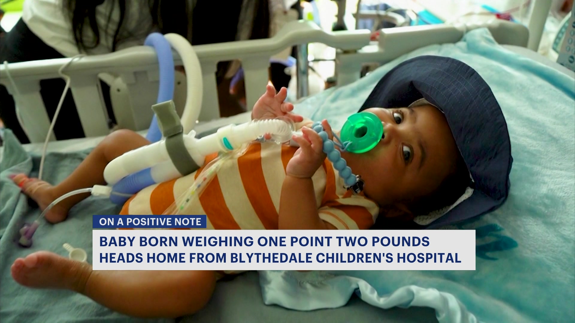 'Like a miracle.' 1-year-old who was born at 24 weeks, weighing 1 pound ...