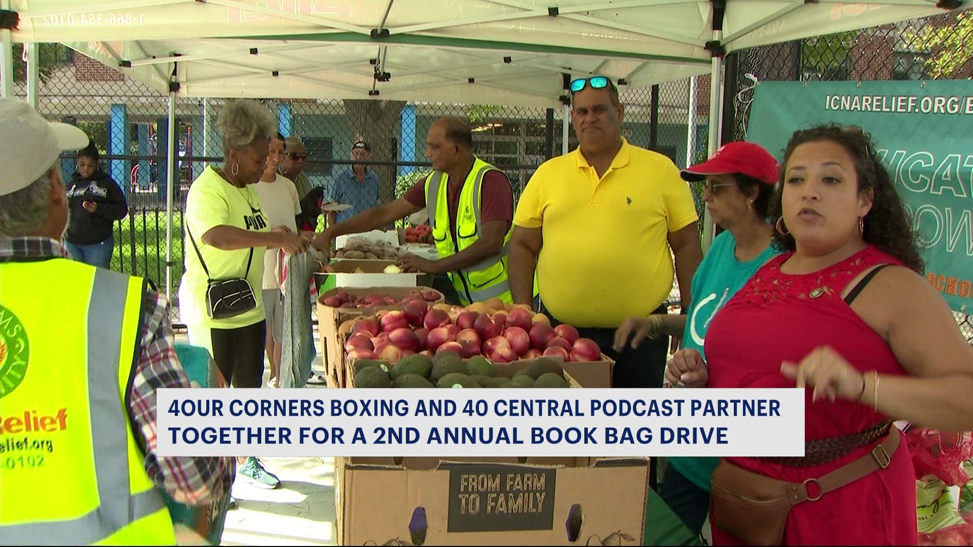 Bronx boxing organization partners with podcast for book bag drive
