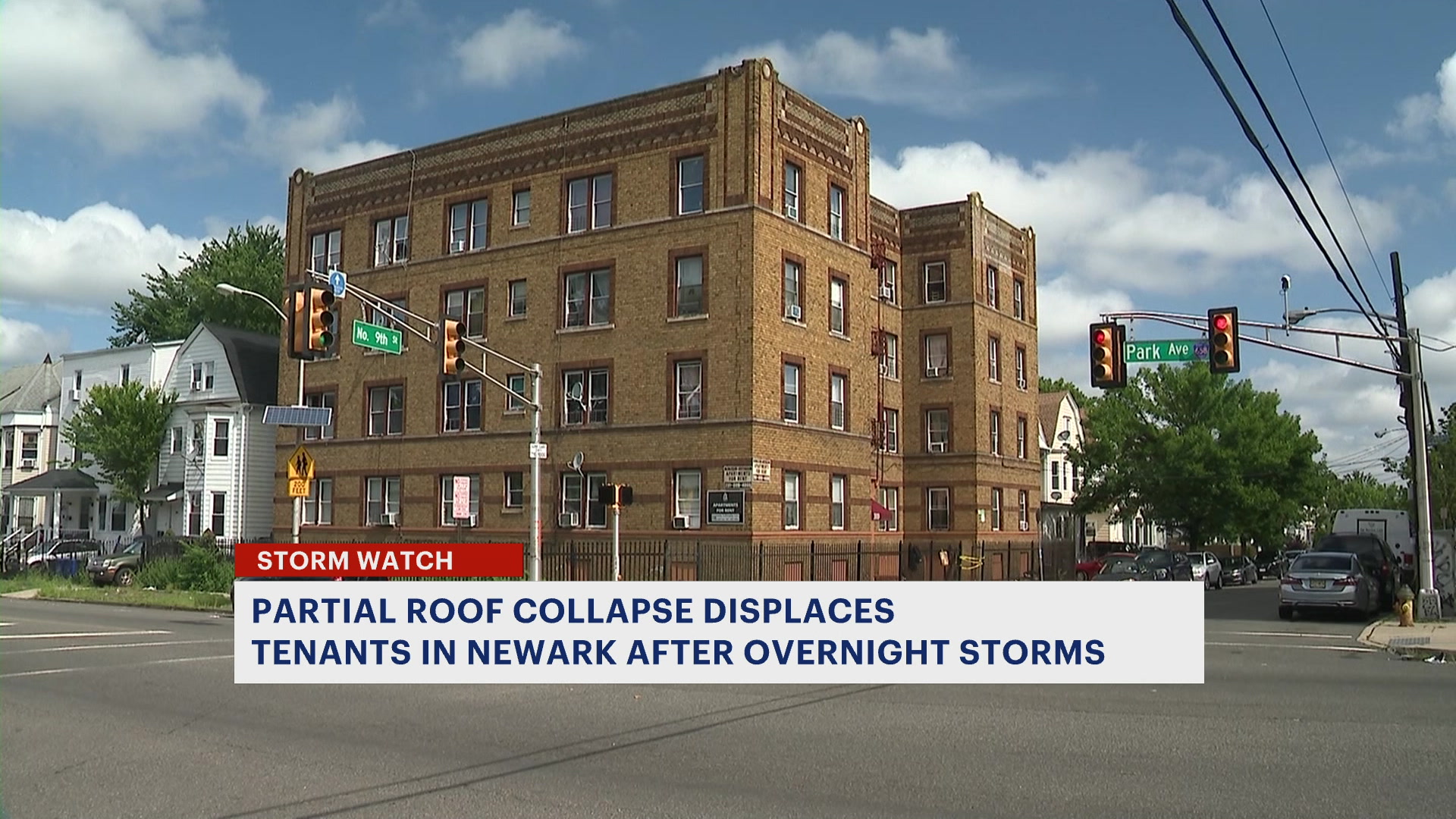Official: Heavy rain causes roof collapse at Newark building; 64 ...