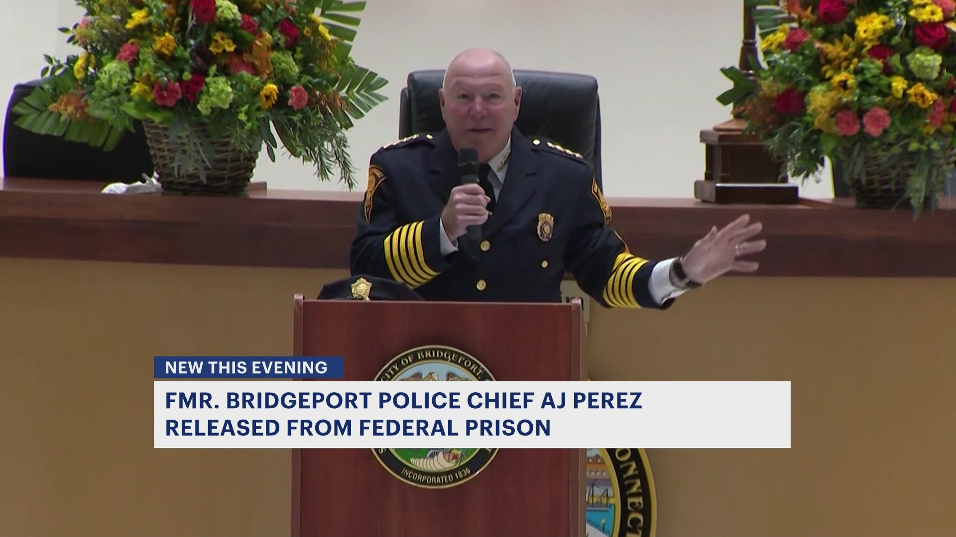 'It's the city of second chances.' Ex-Bridgeport police chief released ...