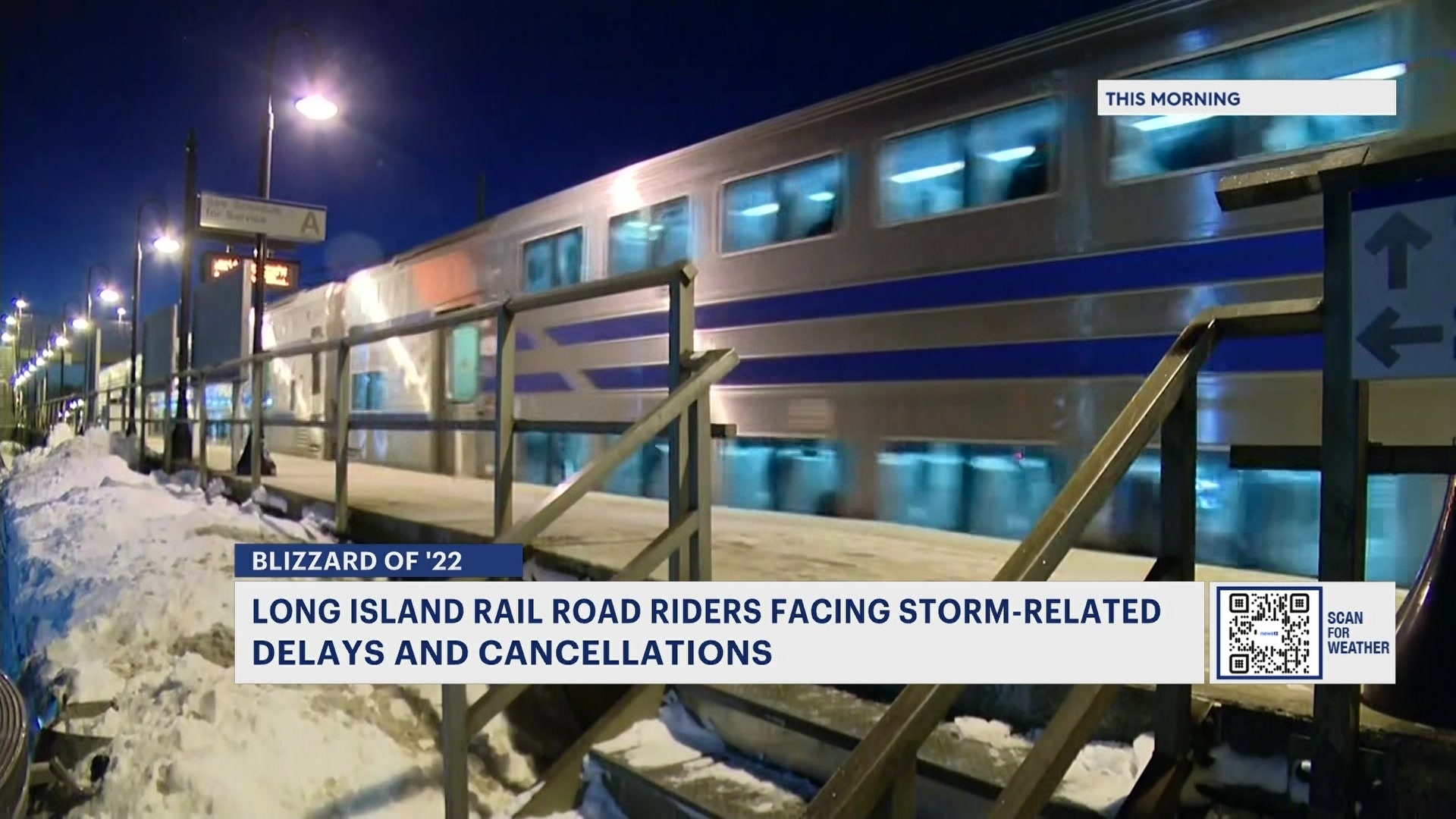 LIRR riders face storm-related delays, cancellations on 5 branches