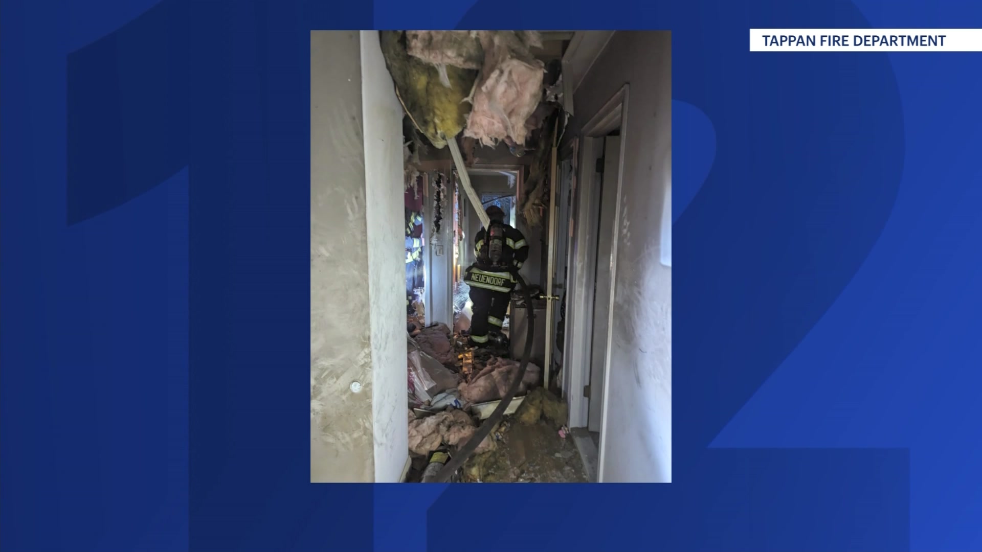 News 12 | Hudson Valley | Tappan Fire Damages Home No Injuries