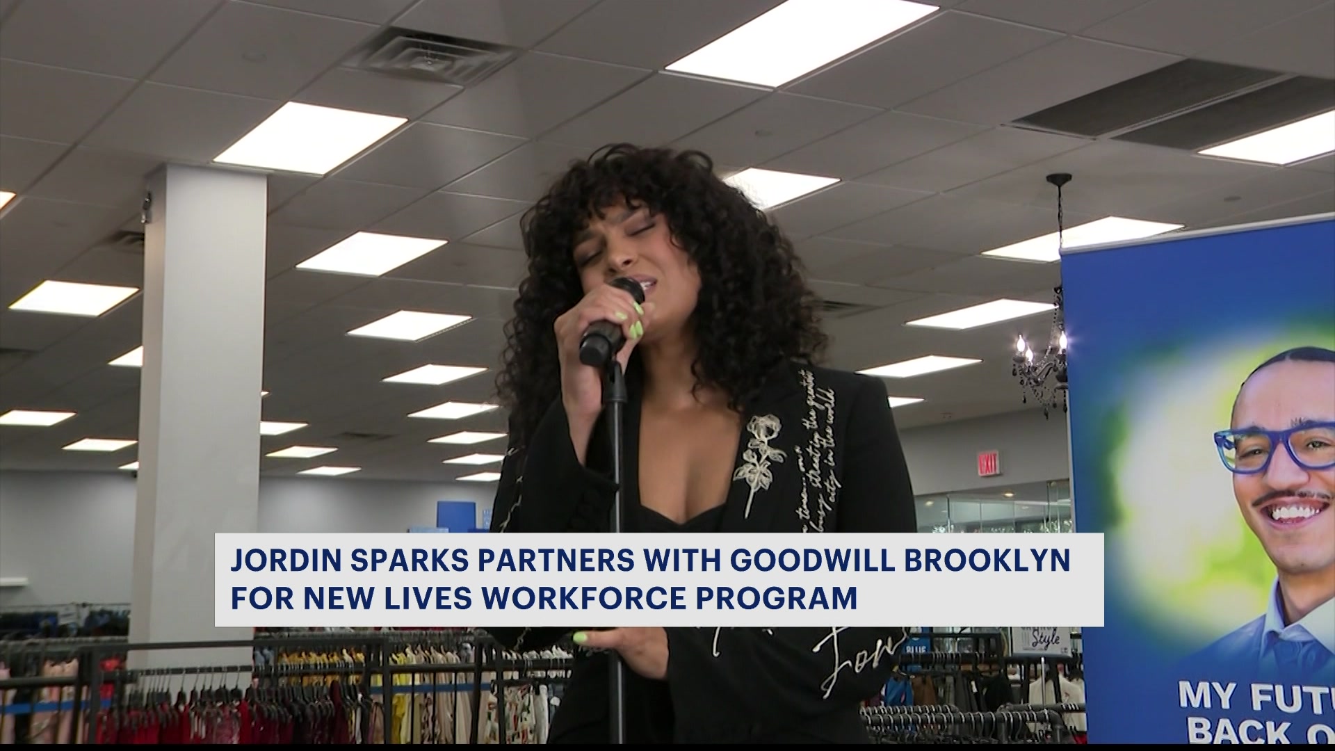 Jordin Sparks teams up with Goodwill Brooklyn to help improve job ...