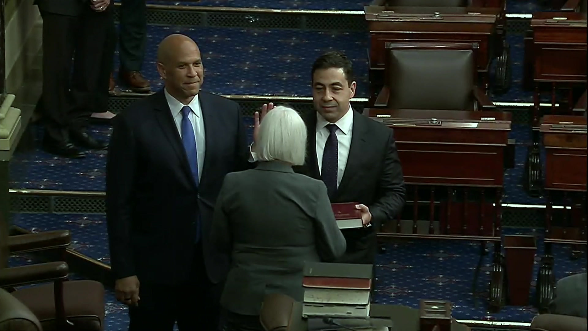 George Helmy sworn in as replacement for Bob Menendez in the US Senate