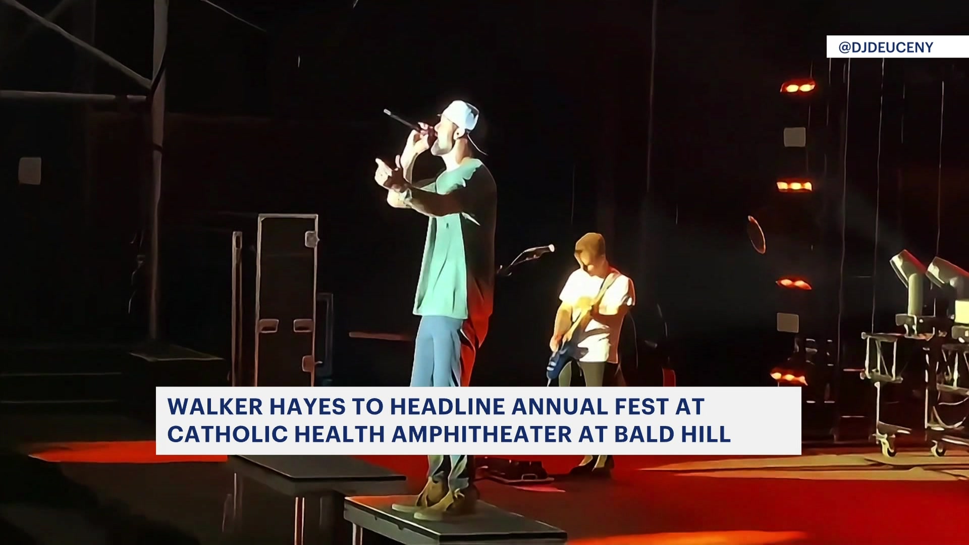 Walker Hayes to headline 2024 Fest at Catholic Health Amphitheater at ...