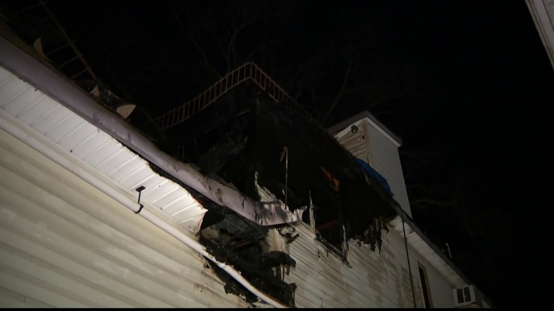 Fire officials: Two-alarm fire rips through Edgewater Park home