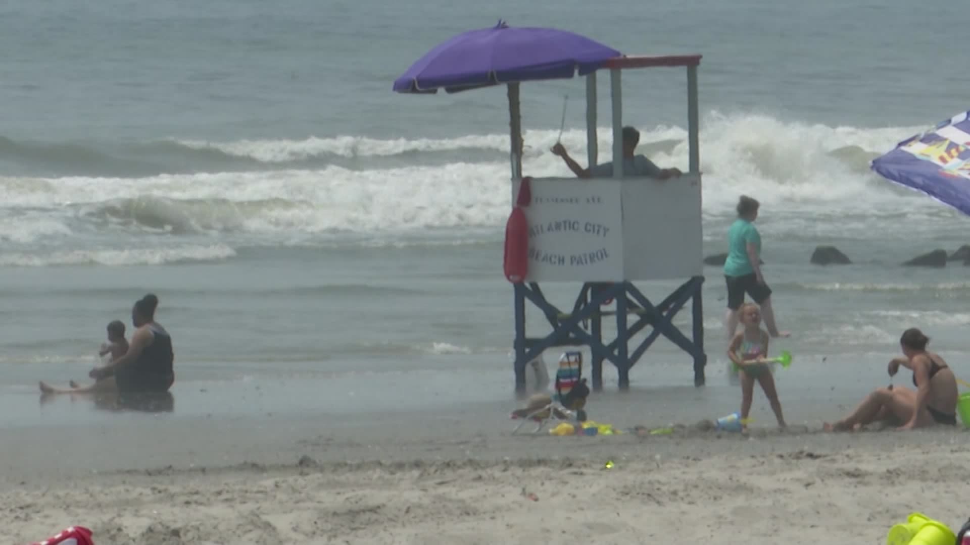 Atlantic City Beach Patrol warns of dangerous ocean conditions as Elsa ...