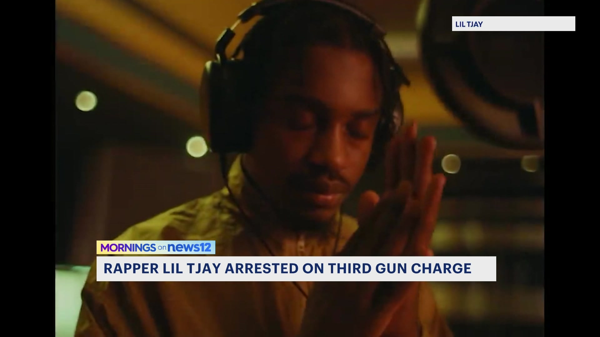 Rapper Lil Tjay arrested on third gun charge this year related to 2022 ...