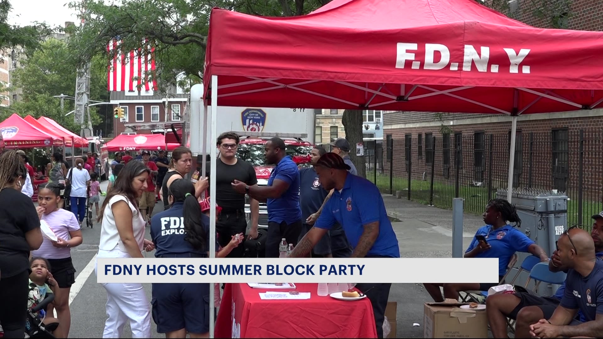 News 12 | The Bronx | FDNY hosts Summer block party in the South Bronx