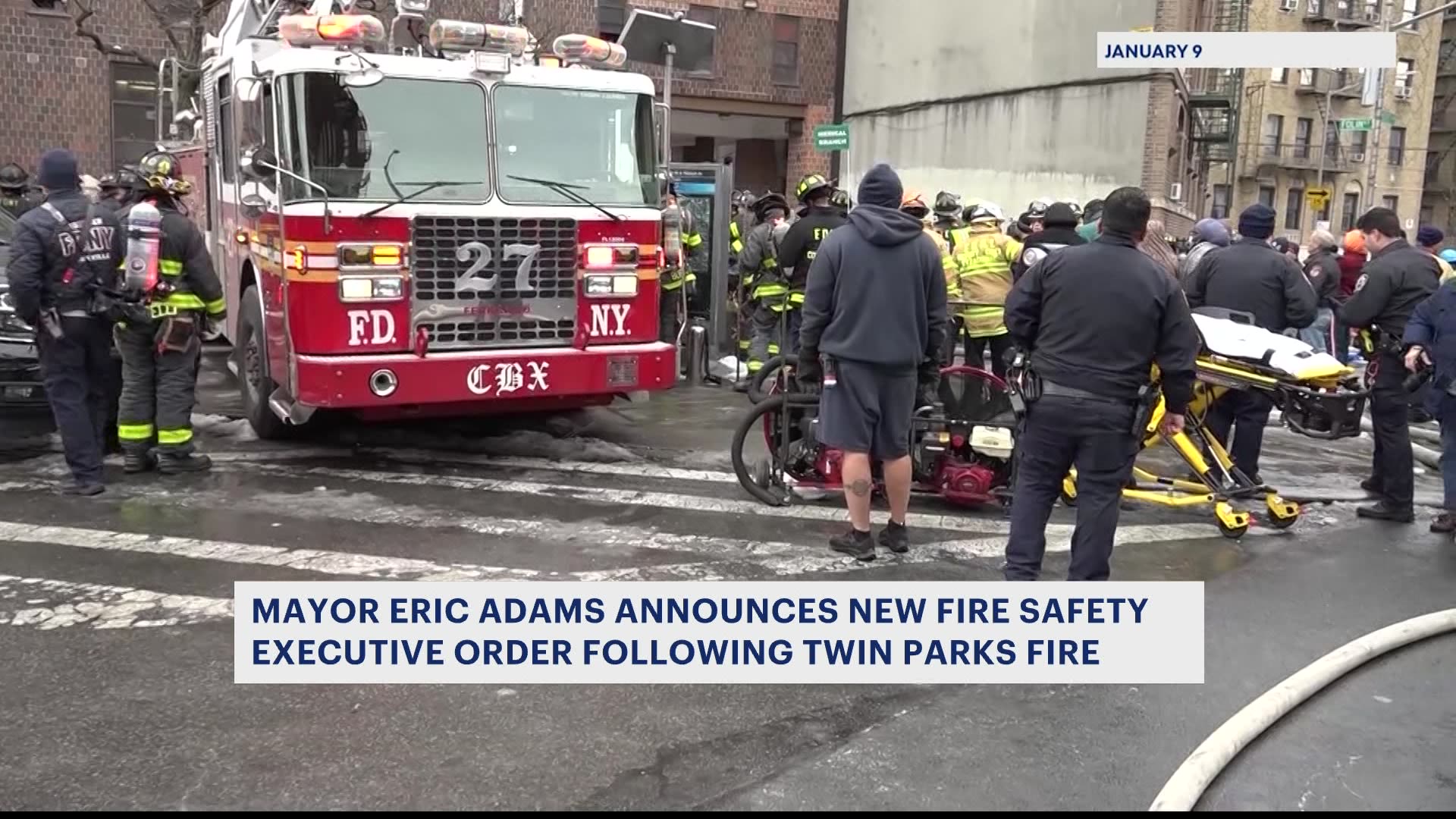 Mayor Adams announces executive order to strengthen fire safety in wake ...