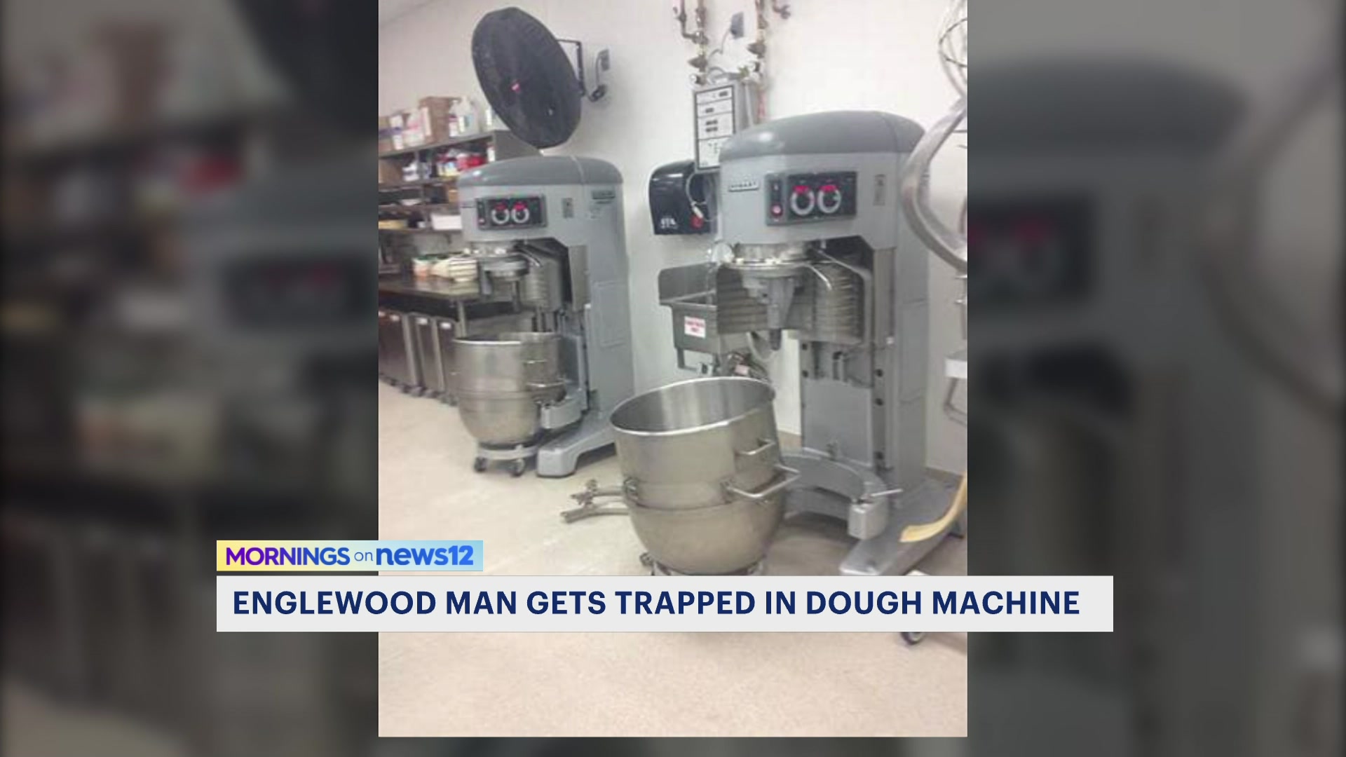 News 12 | New Jersey | Englewood Nj Man Gets Arm Trapped Dough Machine