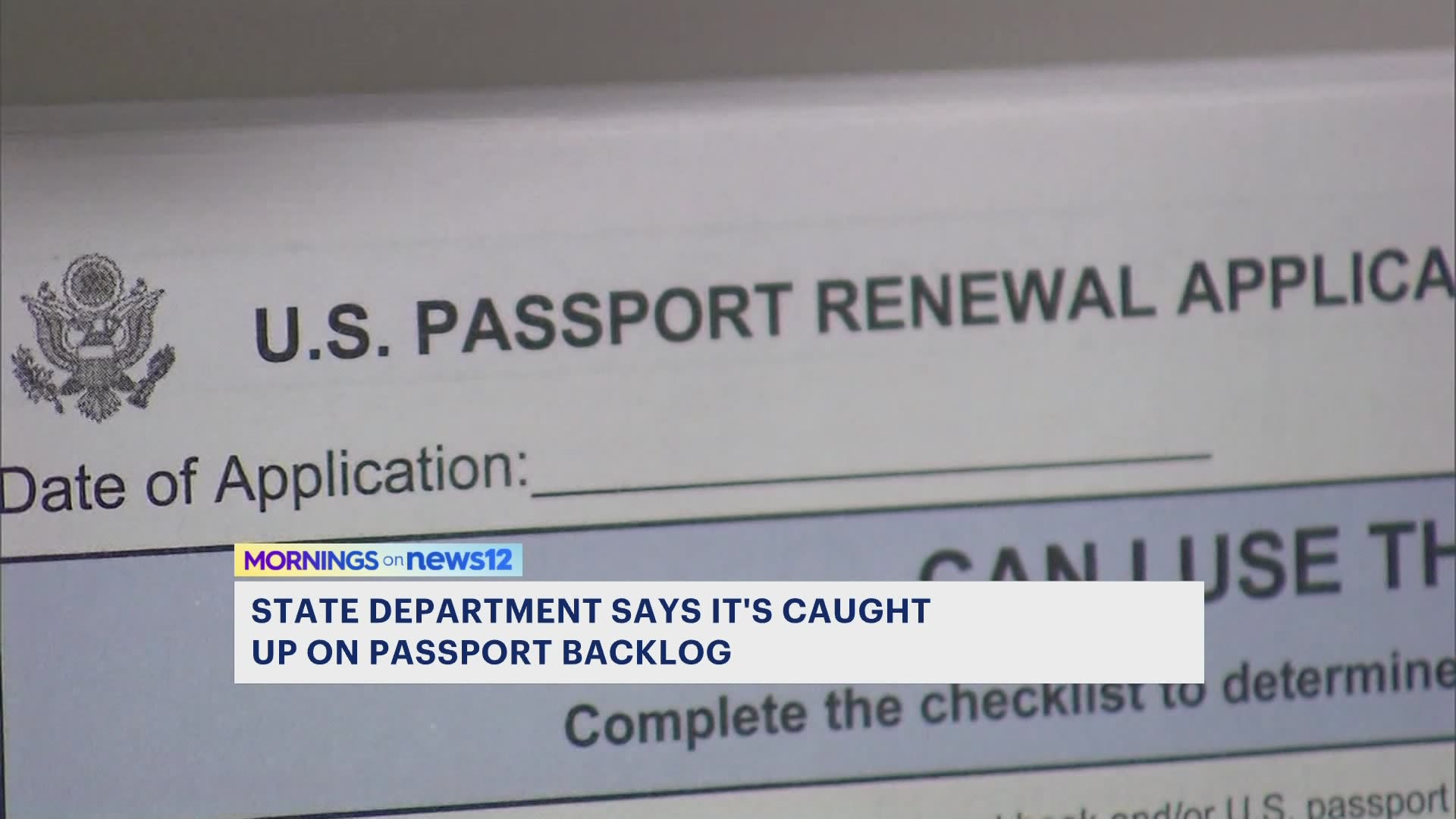 State Department Says It No Longer Has A Passport Backlog