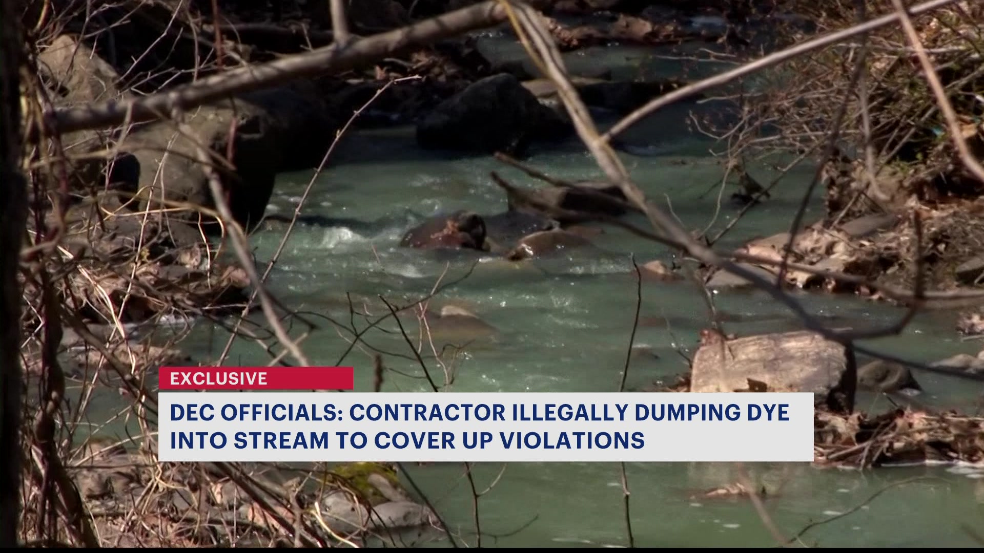 News 12 | Hudson Valley | New Photos Of Blue Water Spark Contamination ...