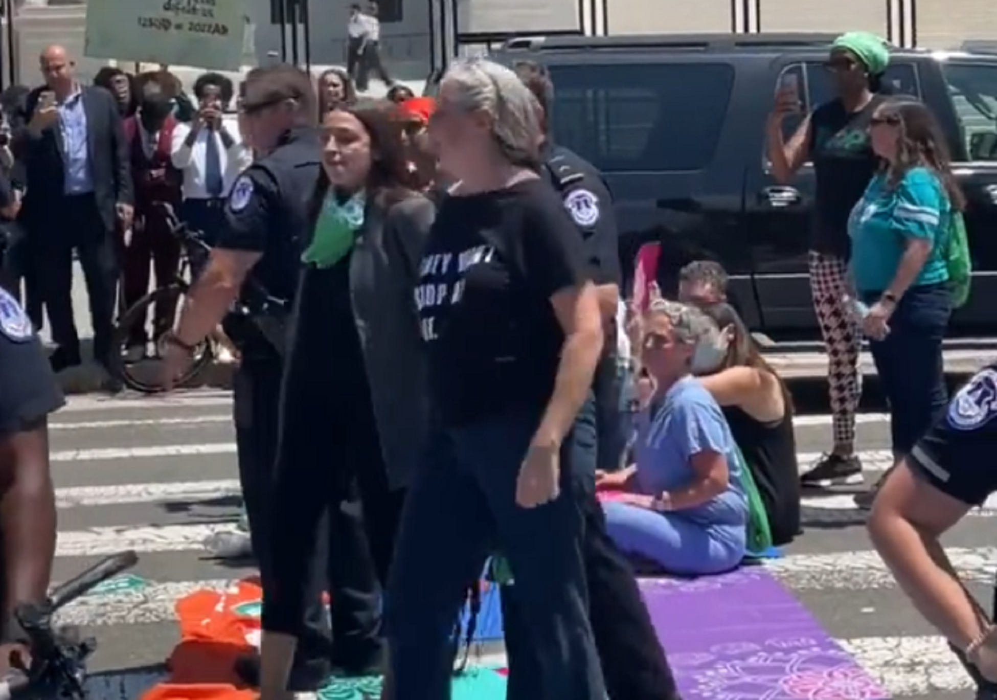 Rep. Ocasio-Cortez arrested during protest outside Supreme Court